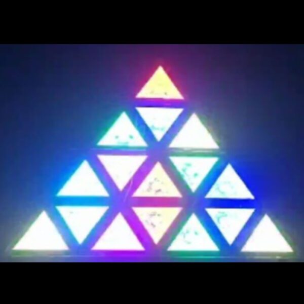 Triangular LED Matrix Club Stage Lights | Stage LED Triangle Light