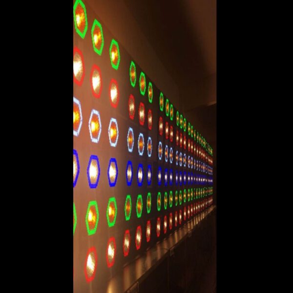6 Linear Hexagonal LED Pixel Backlight | LED Retro Stage Light