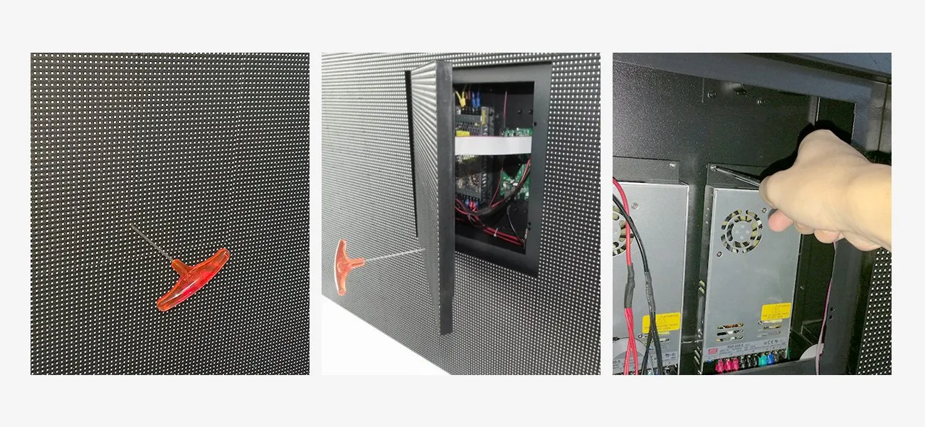 Outdoor 960×960 Front Service LED Display Panel - Leeman LED