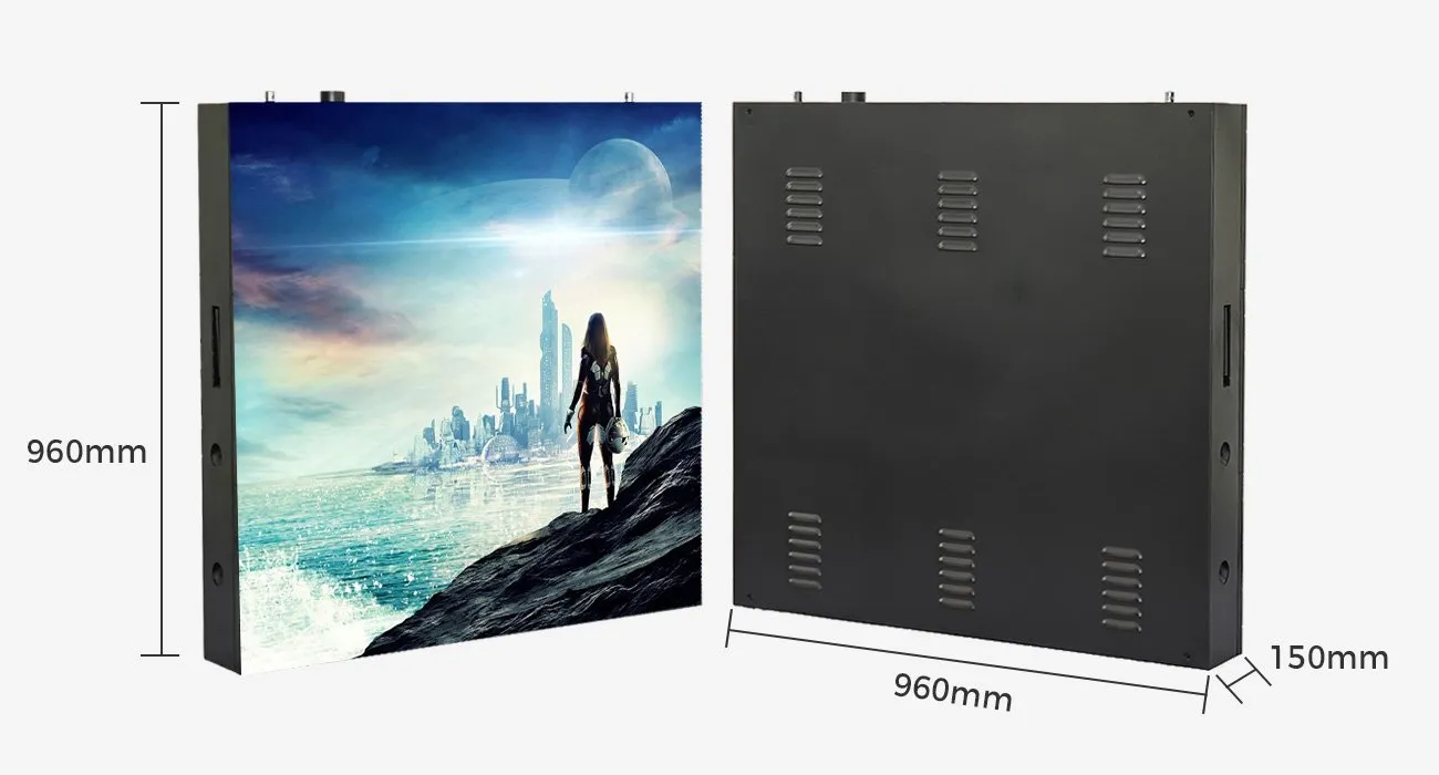 Outdoor 960×960 Front Service LED Display Panel - Leeman LED