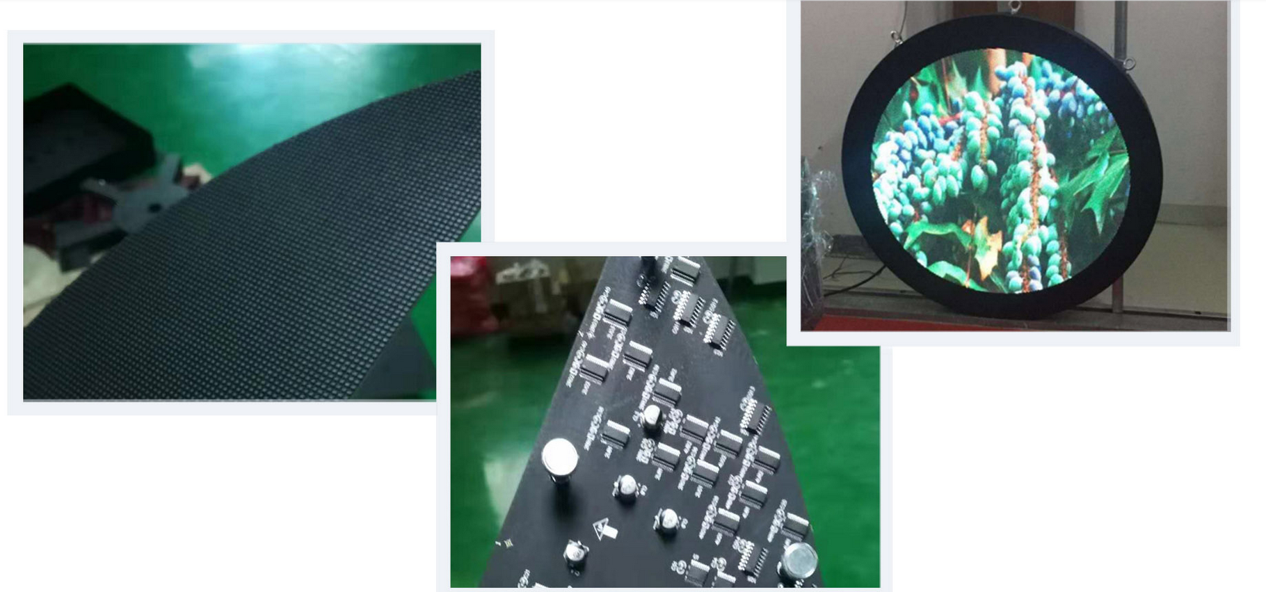 Circle LED Display | Round LED Display Double Sided LED Signs