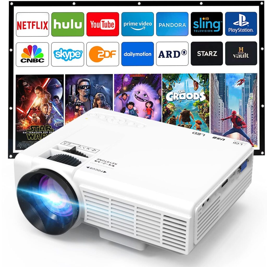 Projector | LCD Projector 4K | DLP Projector Screen | Mini Projector