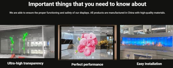 Transparent LED Film Screen | Soft Transparent LED Display Film