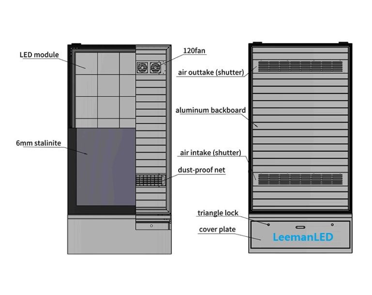 Outdoor Totem LED Screen - LCD Outdoor LED Totem Display Ads
