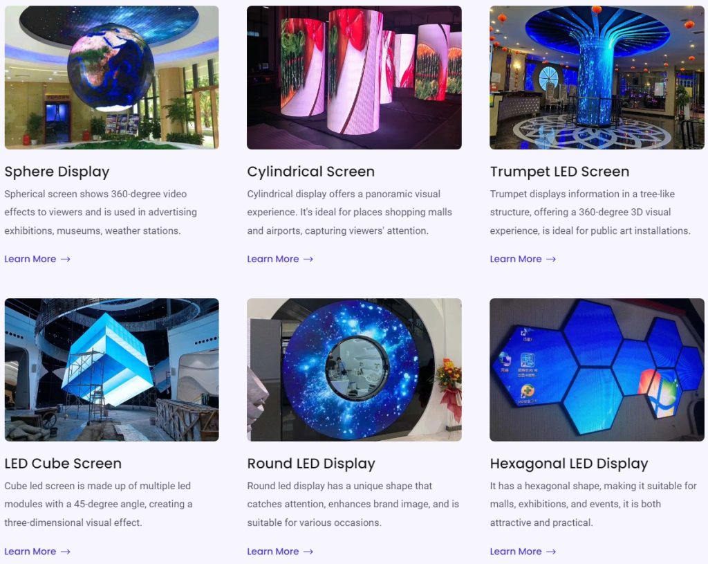 Column Cylinder LED Screen | Creative Soft Flexible LED Display